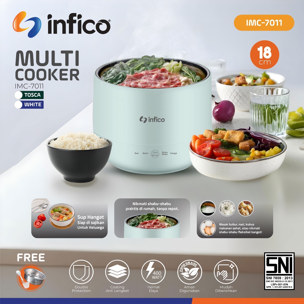 Jual MULTI COOKER LISTRIK , Alat Masak Serba Guna, MASAK nasi, sup ...