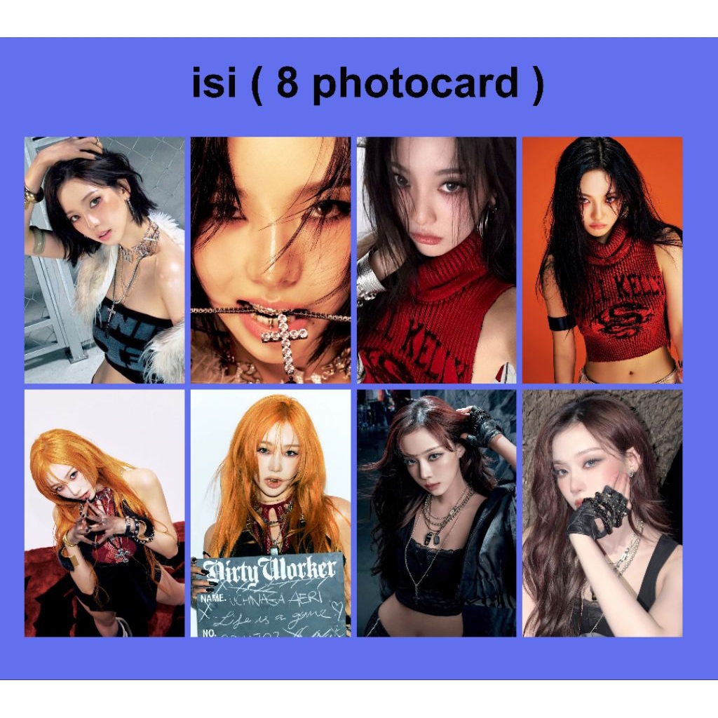 Jual [UNOFFICIAL] AESPA DIRTY WORK PHOTOCARD | Shopee Indonesia