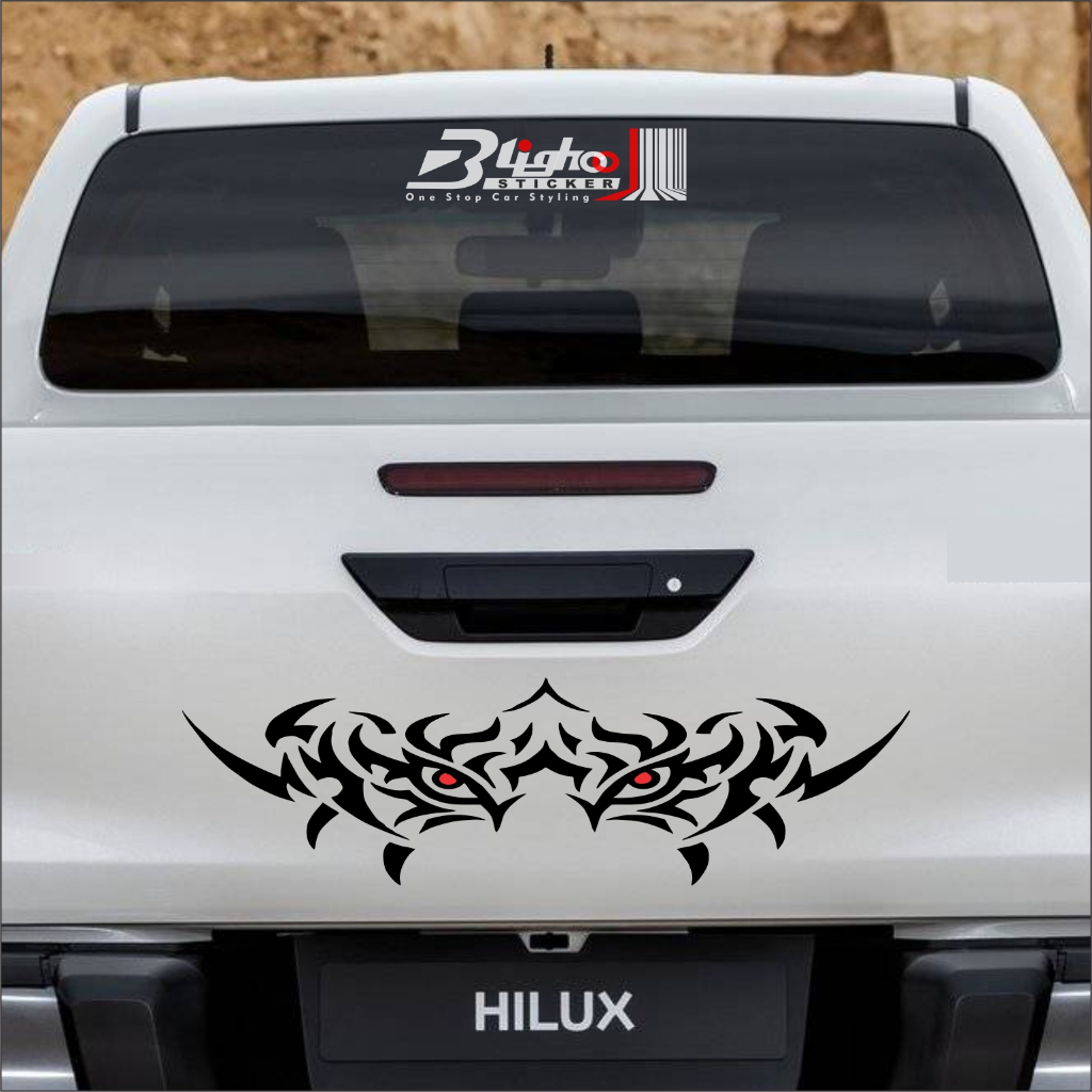 Jual Blighoo - Cutting Sticker Mobil Macan Harimau 70cm Tiger Tribal ...