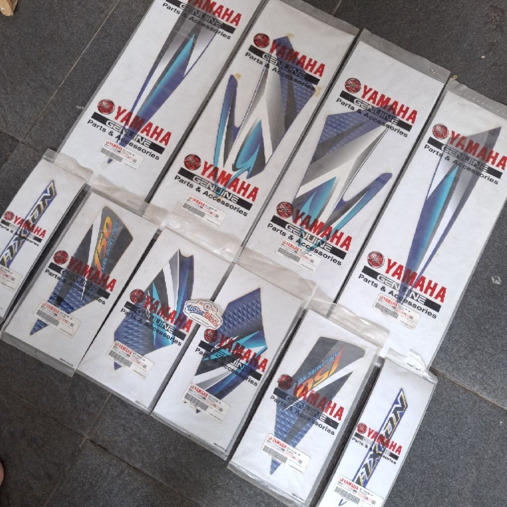 Jual Strip striping lis grapik fullset vixion lama old biru tua dpbmc ...