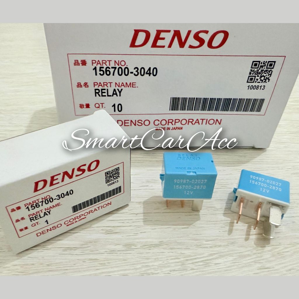 Jual Relay Relai Rilai Denso Biru 12V 12Volt 4 Kaki 4 Pin Original ...