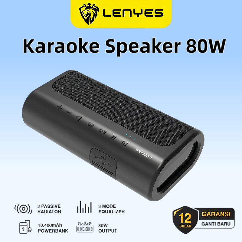 Jual SPEAKER LENYES S810 80W BLUETOOTH SUPERBASS WIRELESS ORIGINAL ...