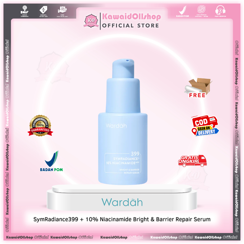 Jual Wardah Symradiance 399 5% Niacinamide ADV Bright Barrier Boost ...