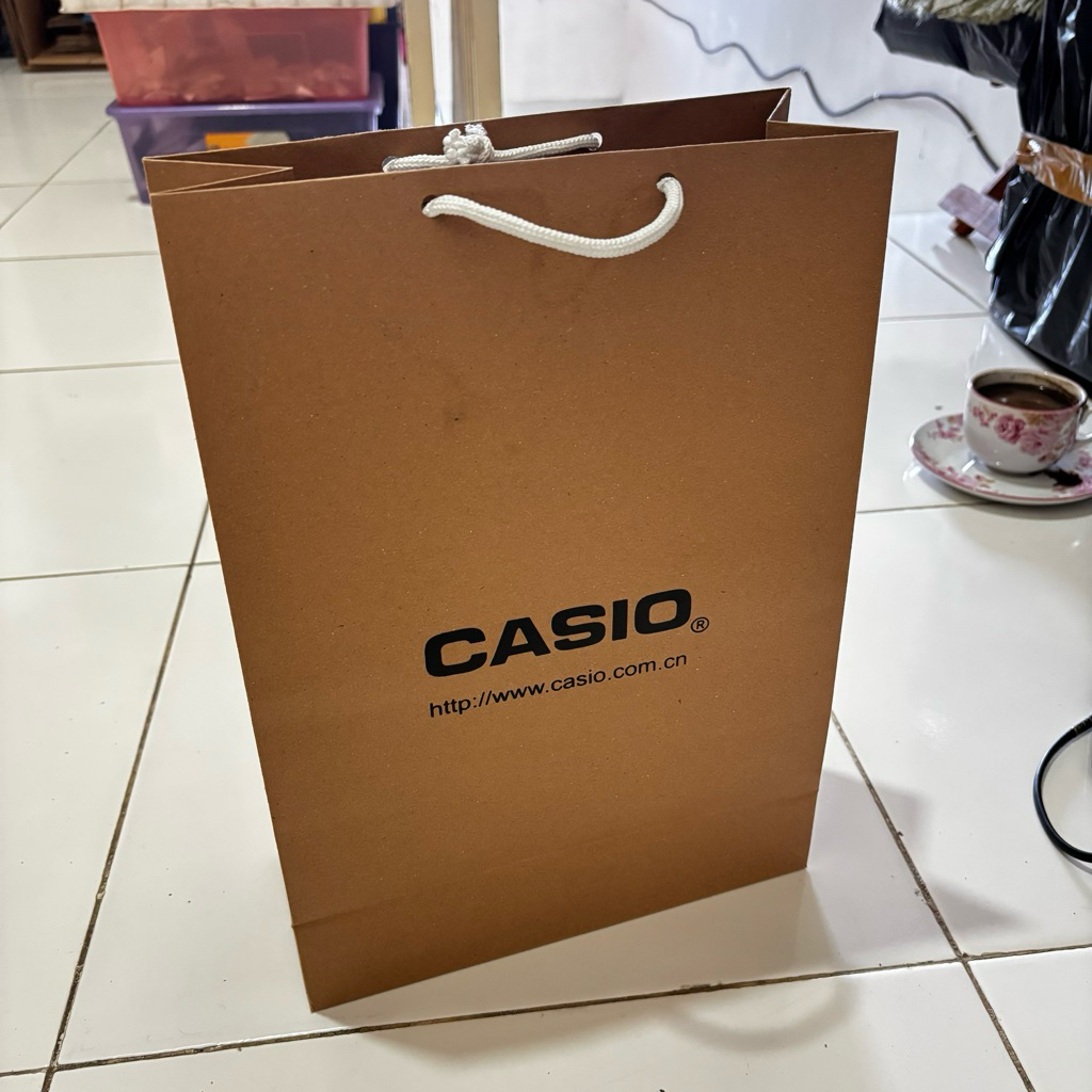Jual PAPERBAG CASIO G SHOCK BABY G / TAS CASIO / KANTONG KERTAS CASIO ...