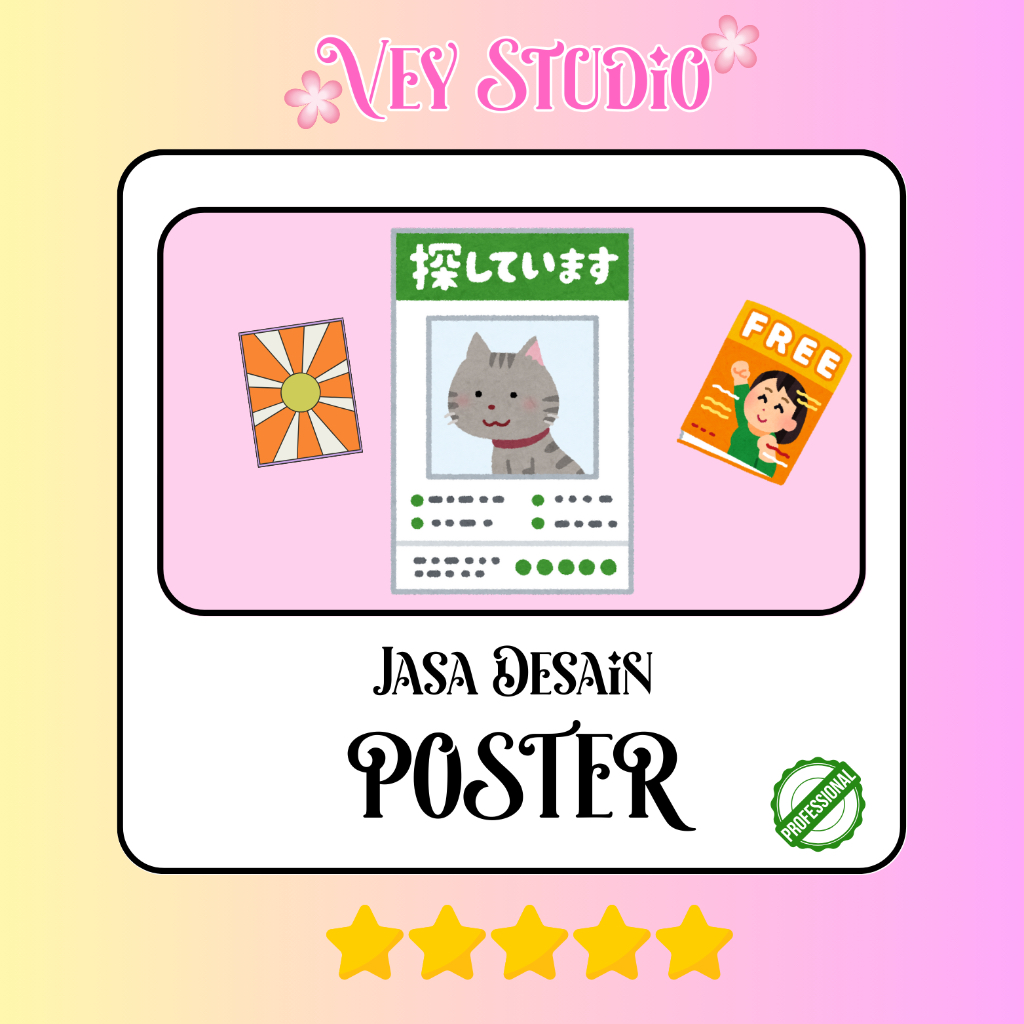 Jual Jasa Desain Poster | By. Vey Studio | Shopee Indonesia