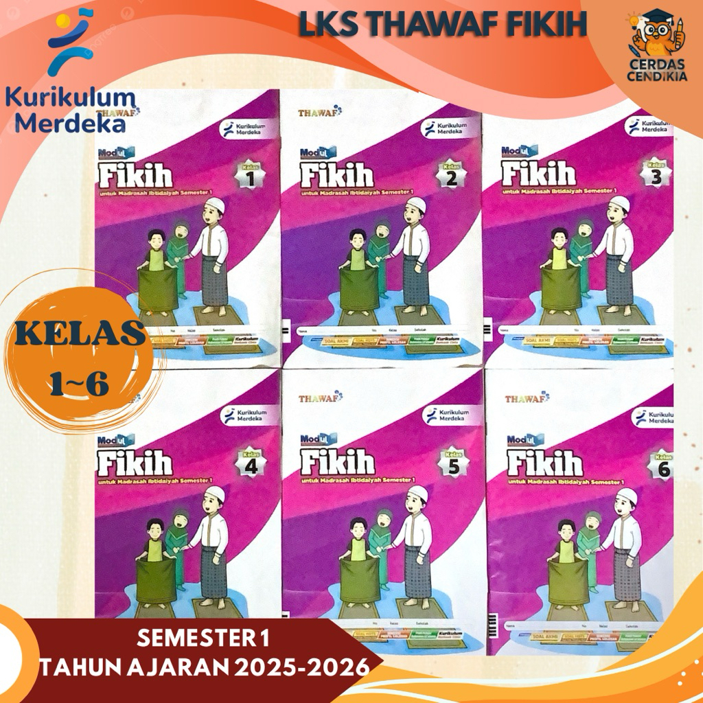 Jual LKS THAWAF SD/MI FIKIH SMESTER 1 KELAS 1,2,3,4,5,6 T.A 2025/2026 KURIKULUM MERDEKA | Shopee ...