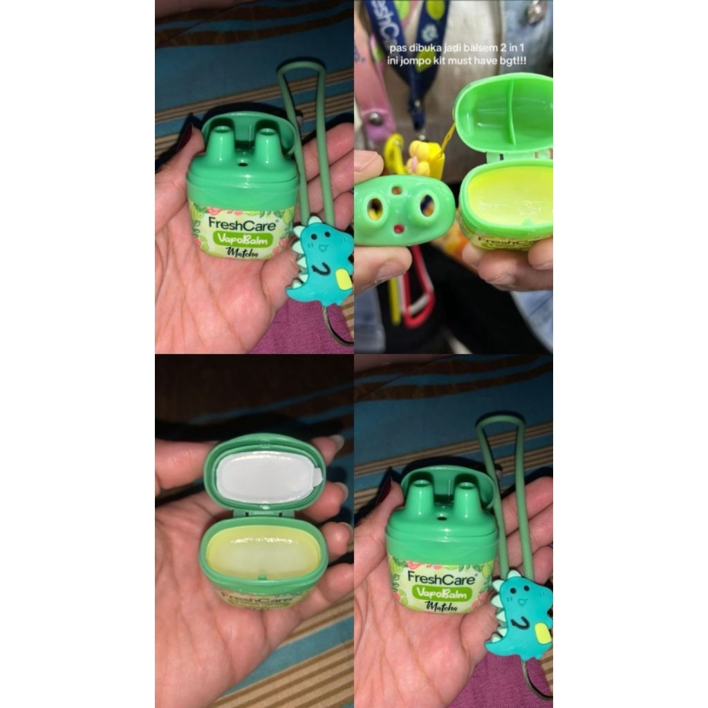 Jual Freshcare Vapobalm Matcha 2 in 1 Balsem dan Inhaler Pereda Pusing ...