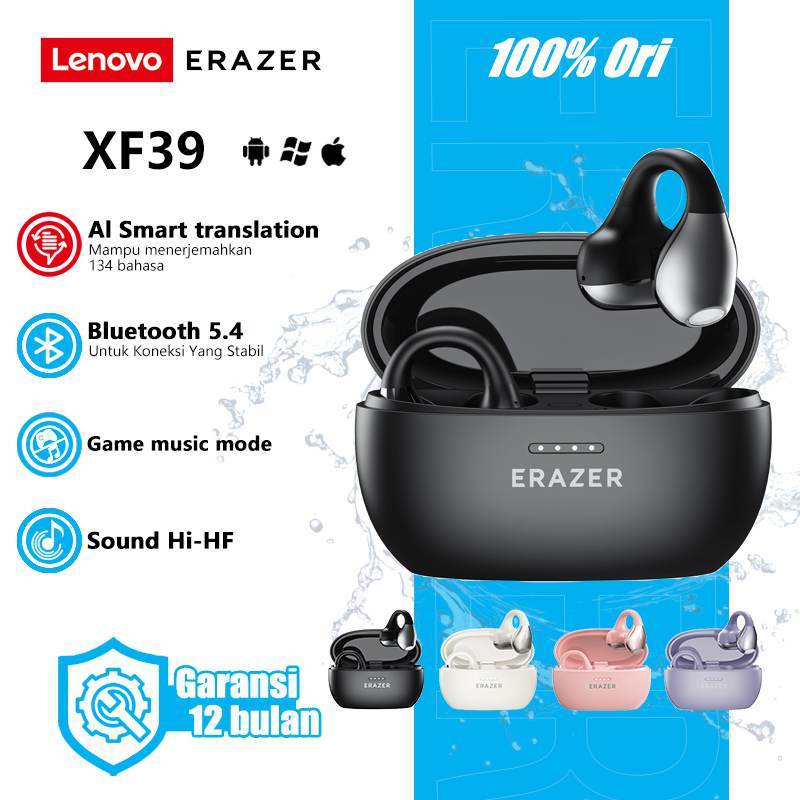 Jual Lenovo ERAZER TWS Ai XF39 Headset Bluetooth nirkabel sejati ...