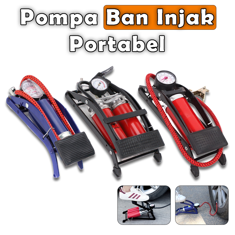 Jual Pompa Ban Tipe Injak Pompa Model Katup Multifungsi Pompa Analog ...