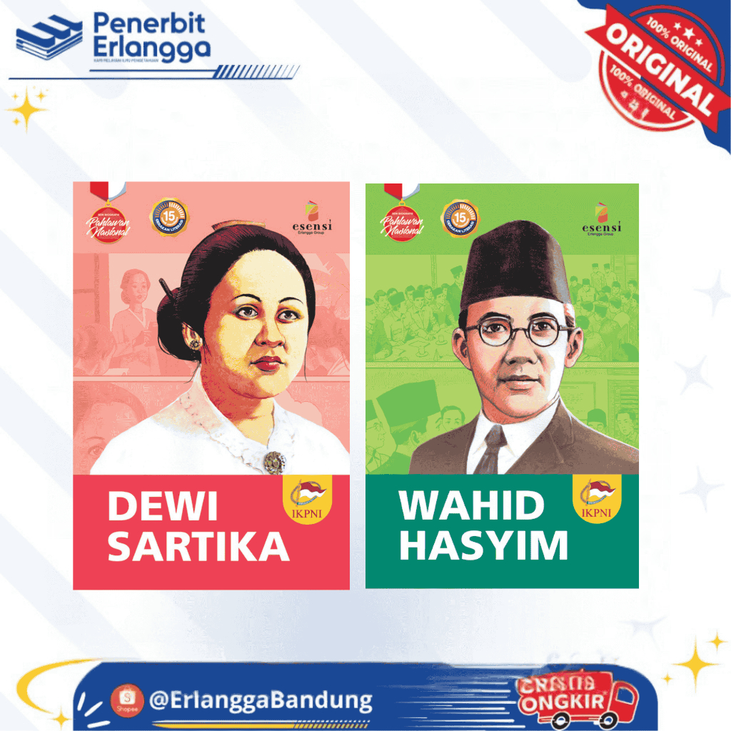 Jual BIOGRAFIS PAHLAWAN NASIONAL: DEWI SARTIKA & WAHID HASYIM - IKPNI | Shopee Indonesia