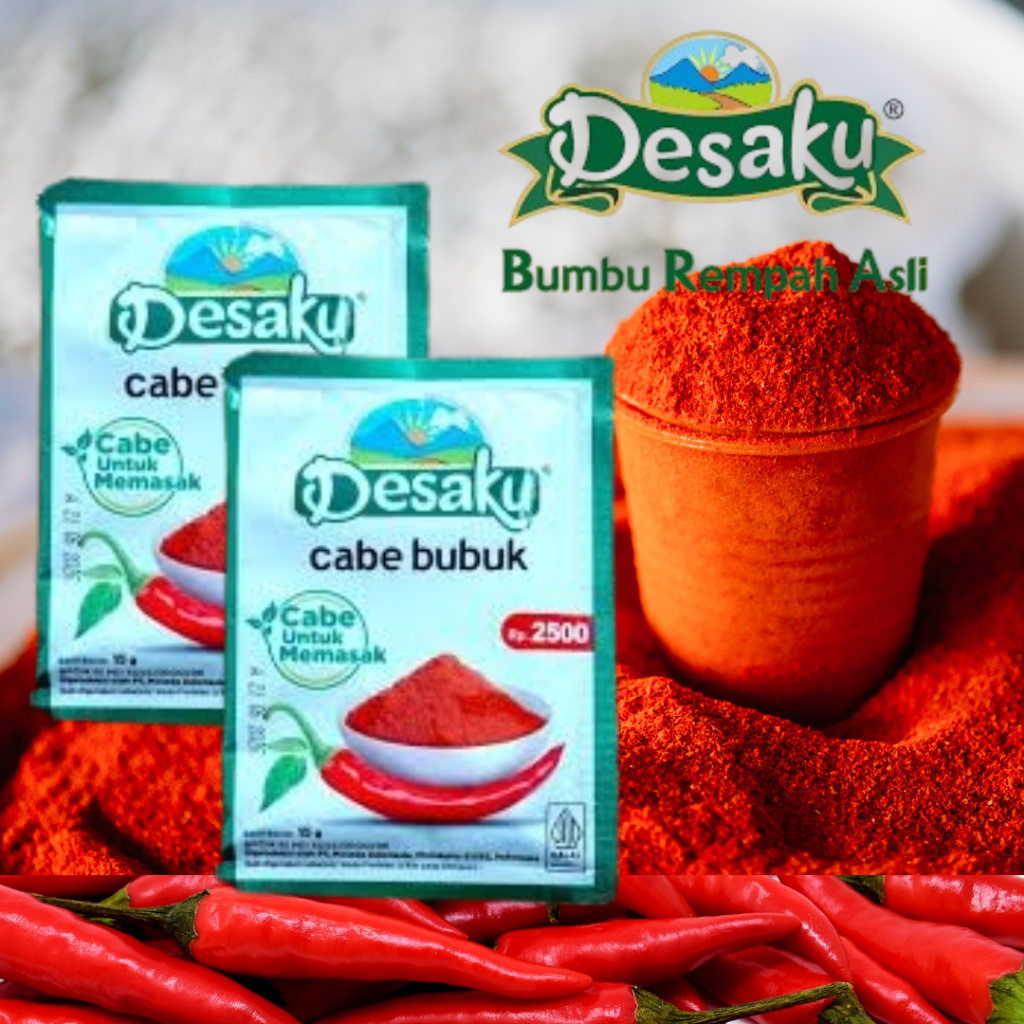 Jual Desaku cabe bubuk kemasan sachet 15 gr - 1 renceng x 10 pcs ...