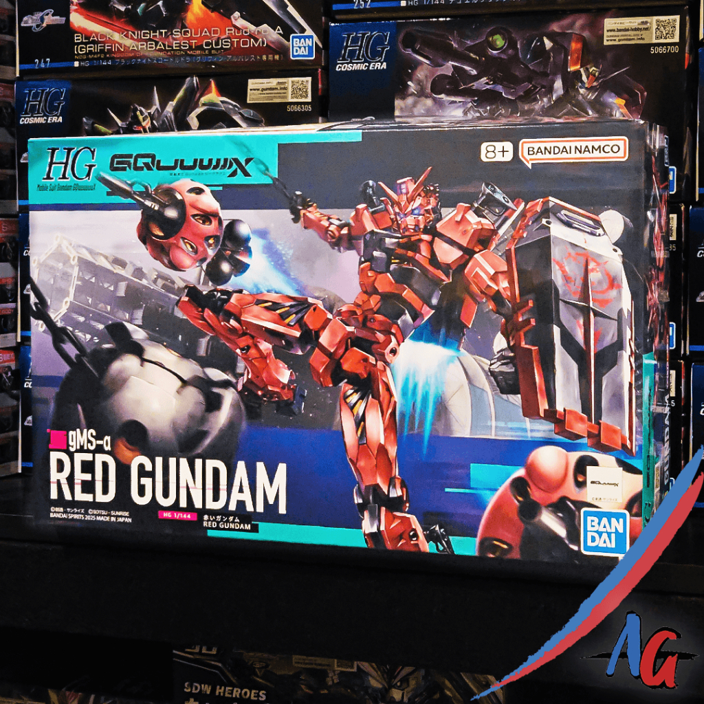 Jual HG Red Gundam GQ GQuuuuuuX Bandai Model Kit | Shopee Indonesia