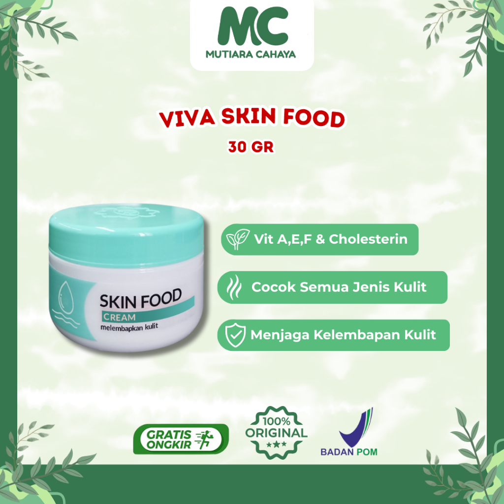 Jual MC Official - Viva Skin Food Cream 30gr | Viva Cream Skin Food ...