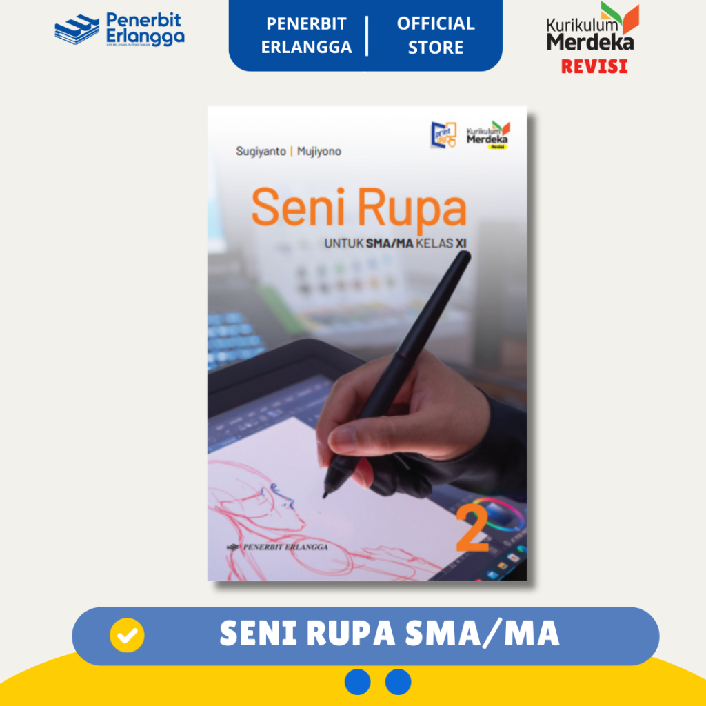 Jual [Erlangga Official] Seni Rupa Sma/Ma Kelas 11 kurikulum Merdeka ...