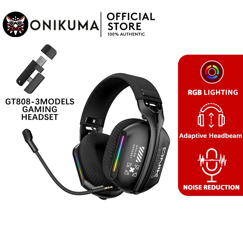 Jual ONIKUMA GAMING GT808 Wireless 2.4G Three Models Bluetooth 5.3/3 ...