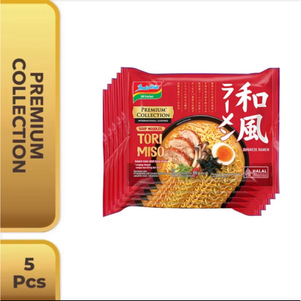 Jual Indomie Tori Miso – 5 Bungkus | Japanese Ramen Kuah Miso Ayam ...