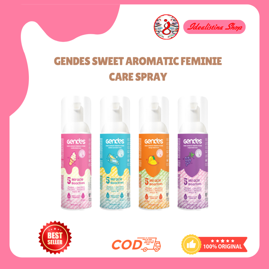 Jual GENDES Sweet Aromatic Feminine Care Spray | Shopee Indonesia