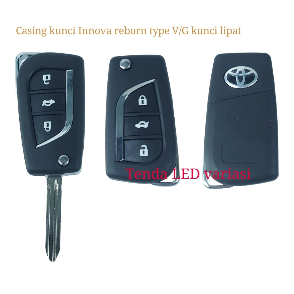 Jual casing remote kunci lipat innova reborn 2016-2019 | Shopee Indonesia