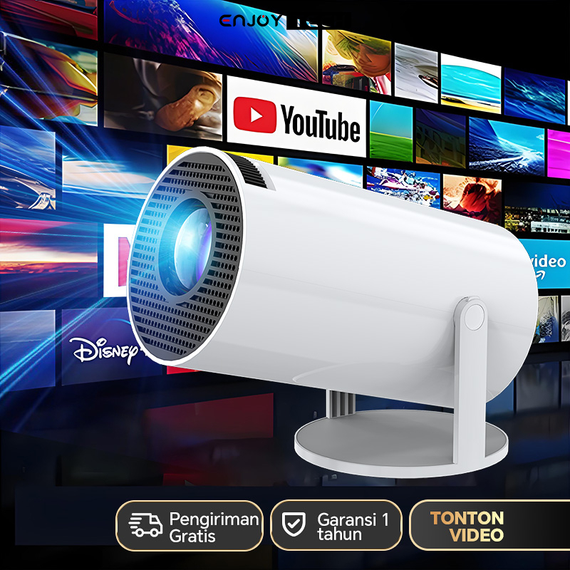 Jual Smart Proyektor LCD Android13- 1080P - Pro Proyektor 4K Kamar ...