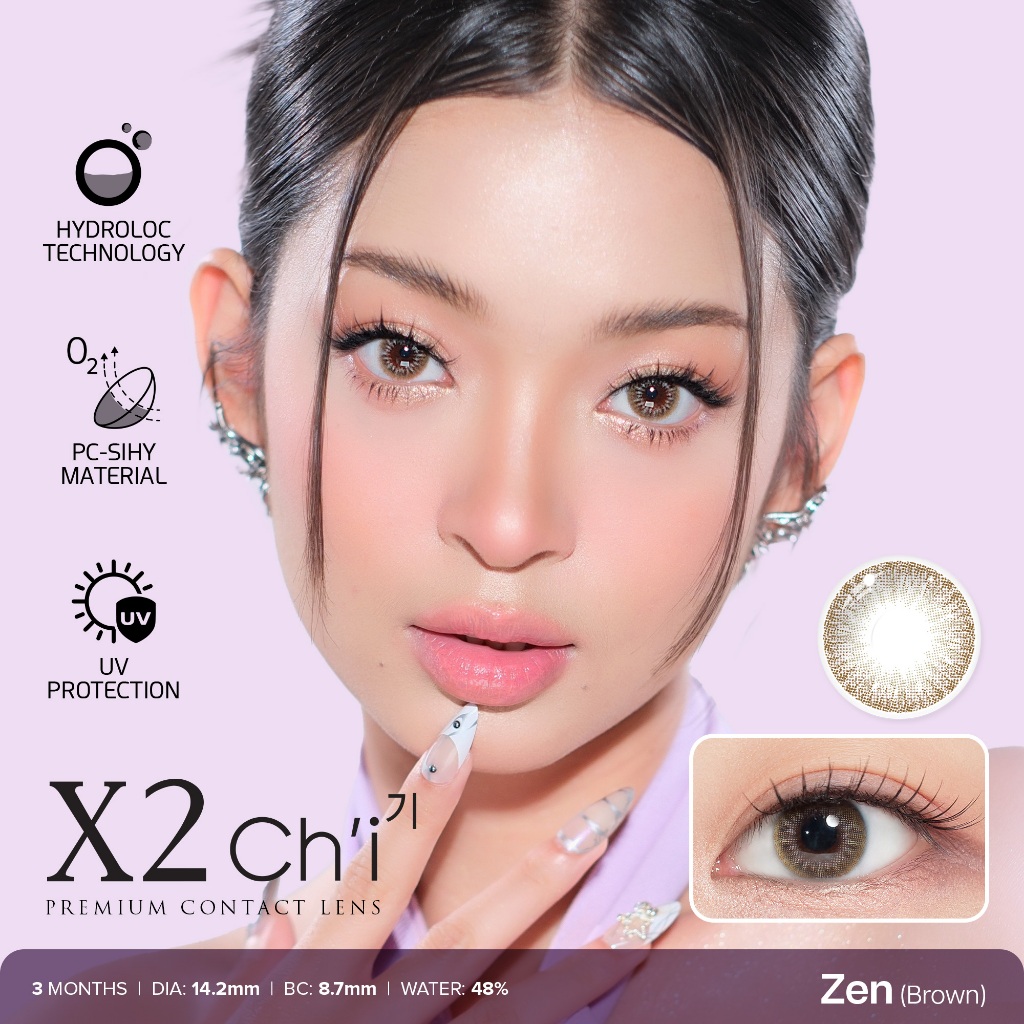 Jual X2 Ch'i Softlens - Zen (Brown) | Shopee Indonesia