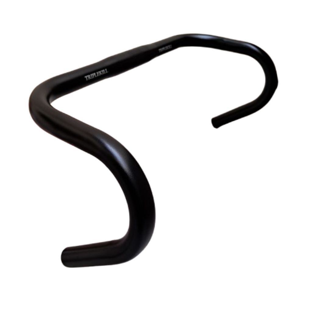 Jual setang sepeda balap jadul triplekill / dropbar standar 40cm / dropbar besi hitam / Stang ...