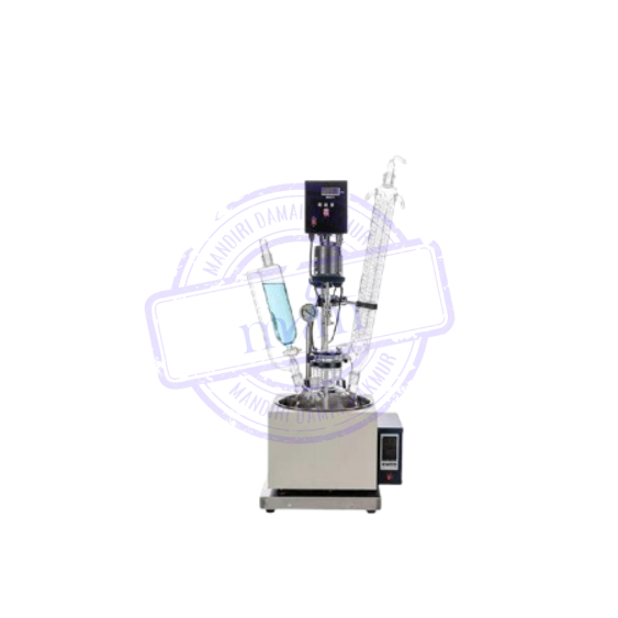 Jual Single Layer Chemical Heating Jacketed Glass Reactor with Speed ...