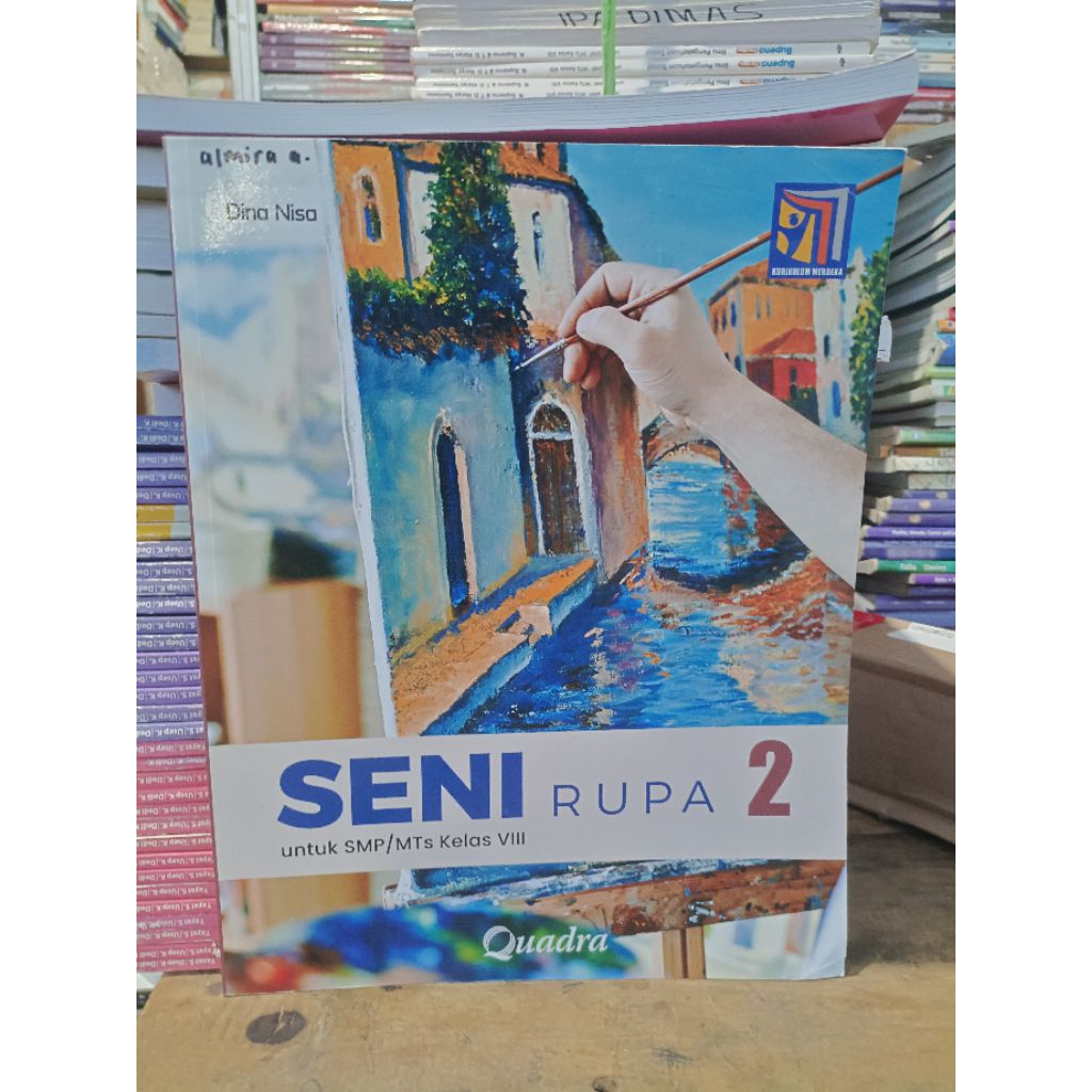 Jual BUKU SENI RUPA KELAS 2 VIII 8 SMP KURIKULUM MERDEKA QUADRA | Shopee Indonesia