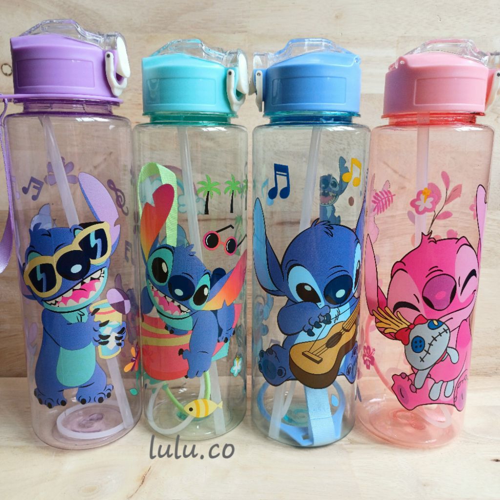 Jual Botol minum 900ml sedotan STITCH | Shopee Indonesia