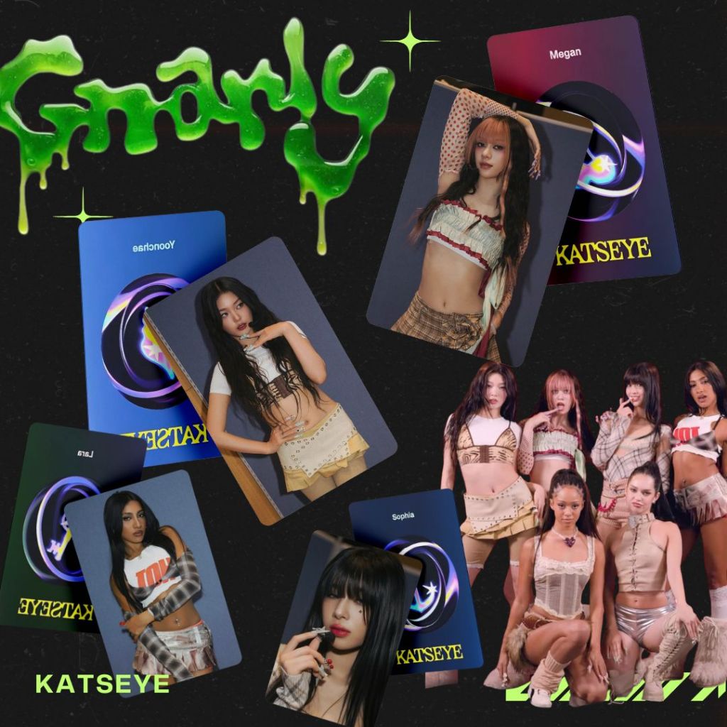 Jual POTOCARD KATSEYE GNARLY [BISA COSTUME DESAIN BIAS MU!] / ID Card PVC / Kartu Member / Kartu ...