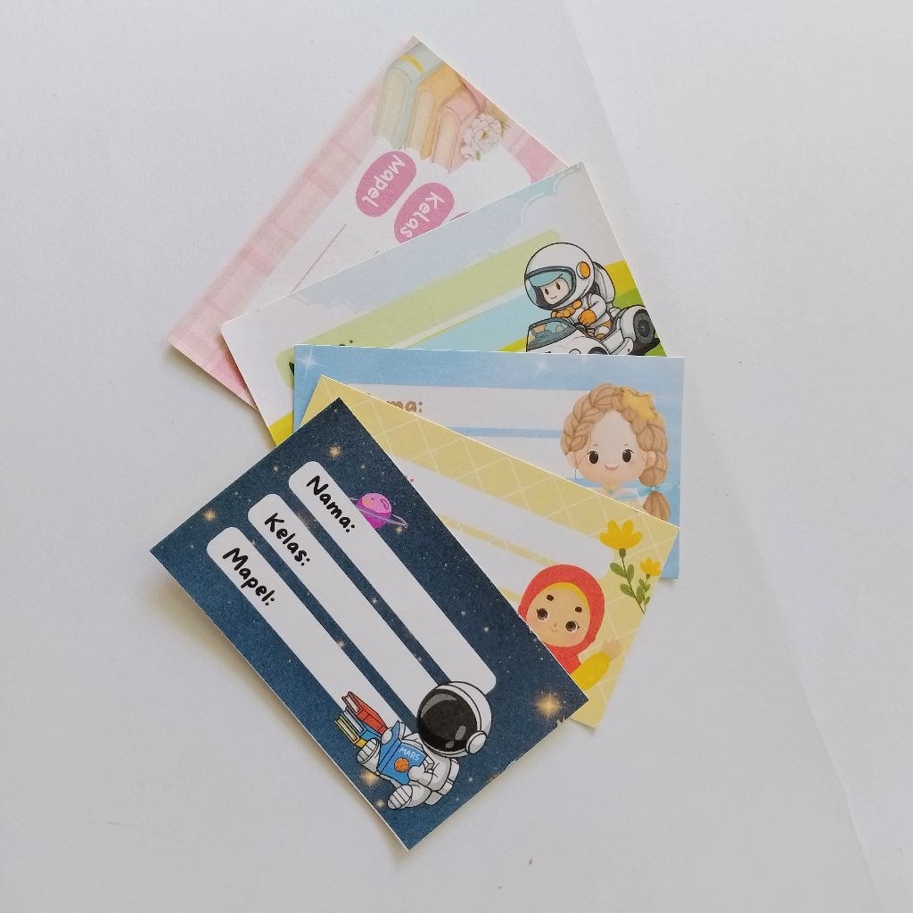 Jual Stiker label nama/ Label nama/ Stiker nama | Shopee Indonesia