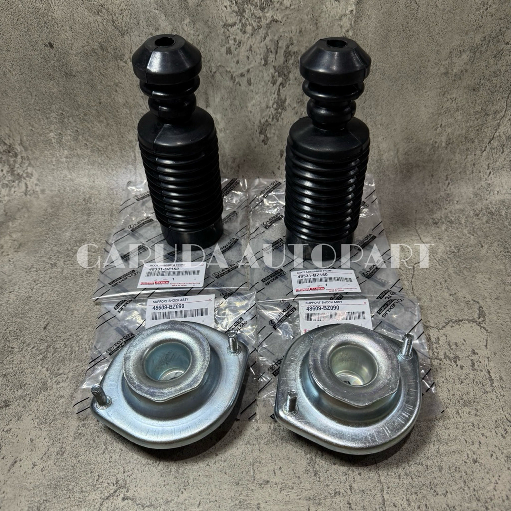 Jual Paket karet support shock depan Agya Ayla + Boot shock depan set ...