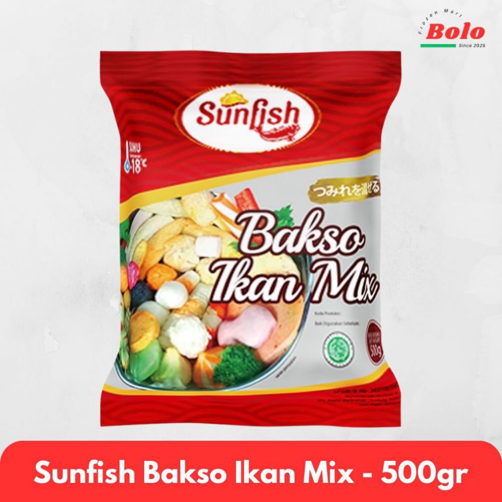 Jual Sunfish Bakso Ikan Mix - 500gr - Isi Campur topping seblak/shabu ...