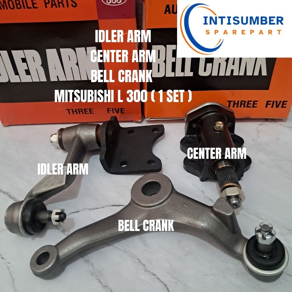 Jual 1 SET IDLER ARM , CENTER ARM , BELL CRANK MITSUBISHI L300 MERK 555 ...