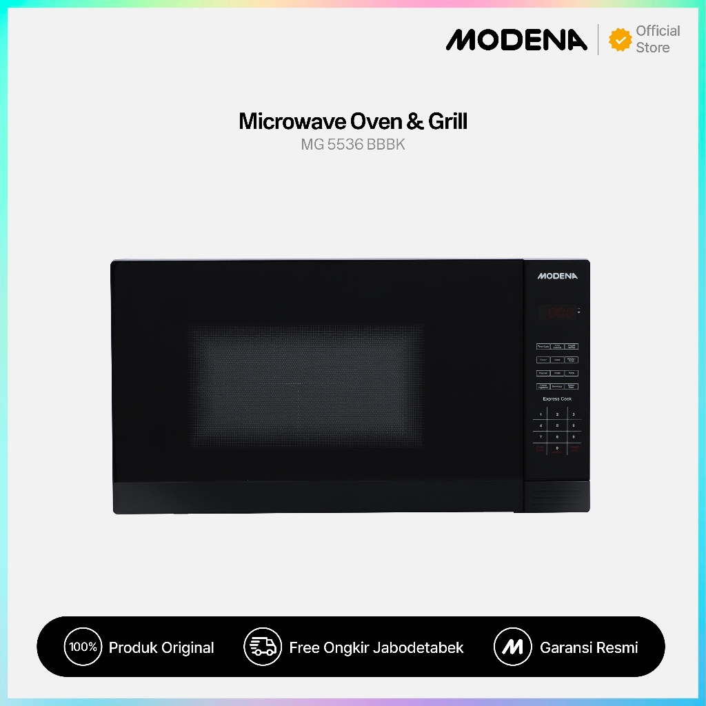 Jual MODENA MICROWAVE OVEN GRILL - MG 5536 BBBK | Shopee Indonesia