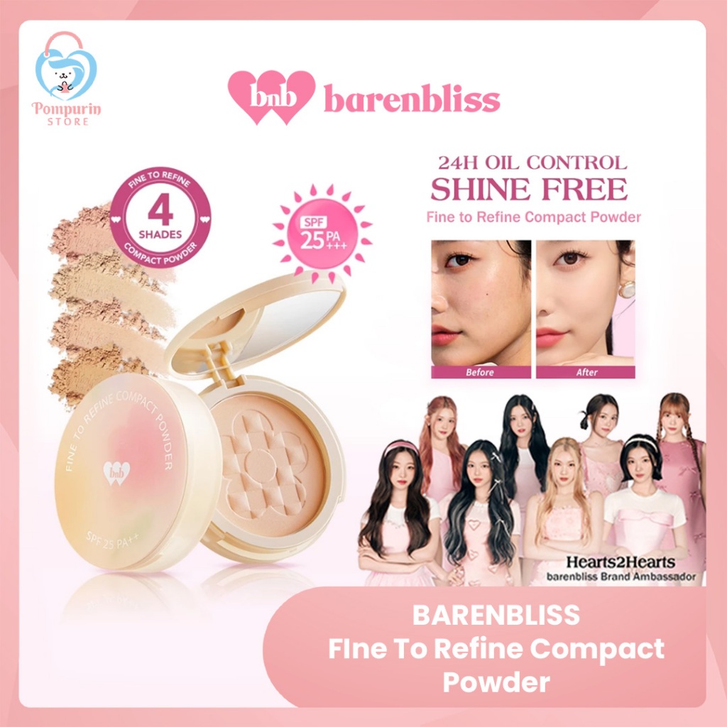Jual BNB Barenbliss Fine To Refine Compact Powder - Bedak Padat SPF25 ...