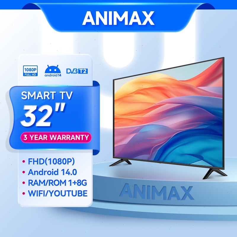 Jual Animax Smart TV LED 32 Inch Android TV 32 Inch Digital TV LED FHD Televisi LED Youtube-Web ...