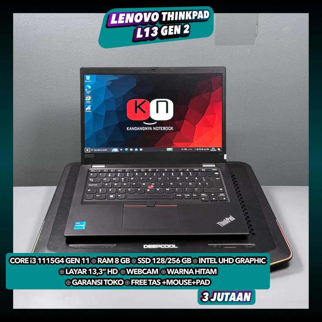 Jual Lenovo Thinkpad L13 GEN 2 Core i3 1115G4 Gen11 Ram8GB Ssd1TB Layar ...