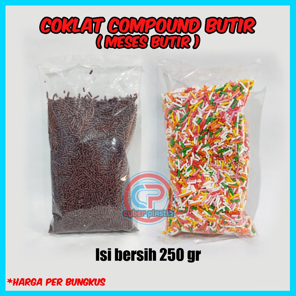 Jual Meses Coklat | mesis warna warni 250 gr | Shopee Indonesia