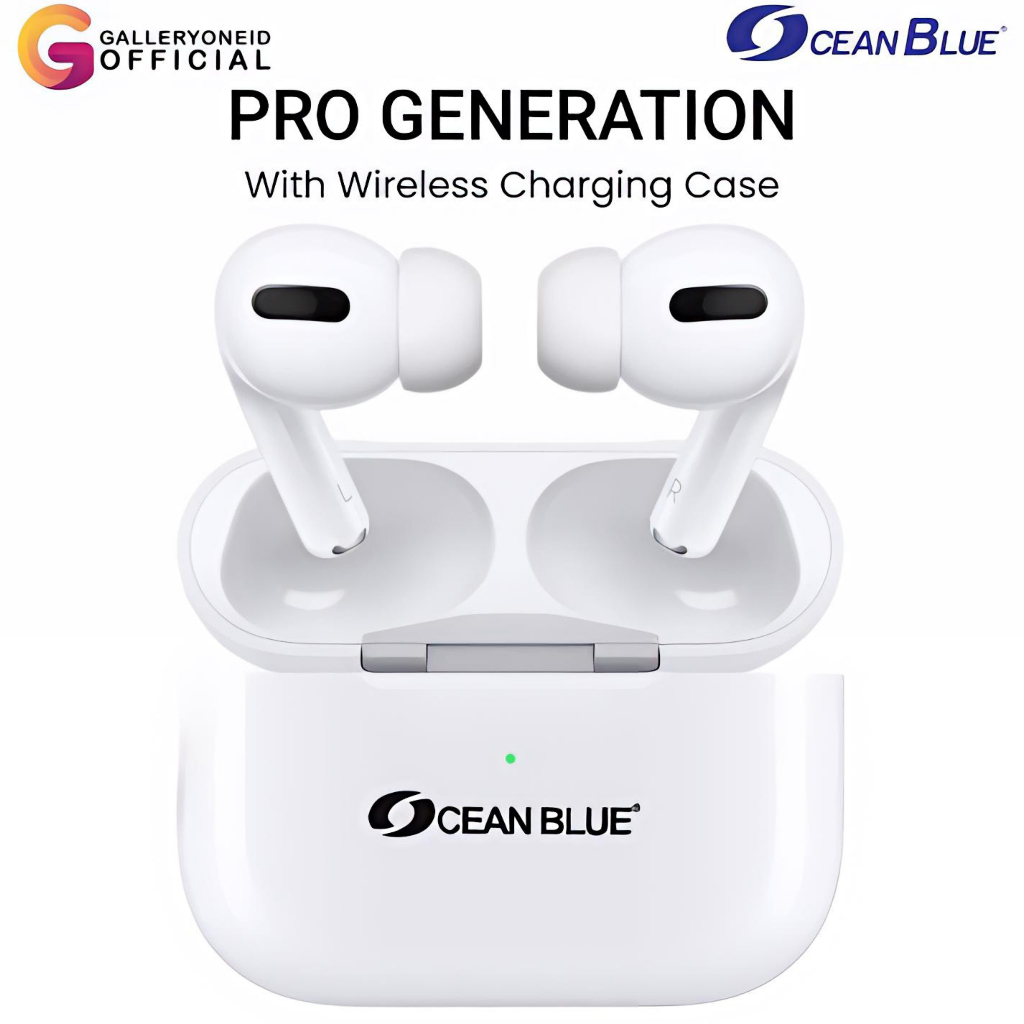 Jual Earphone Headset Bluetooth TWS Pods Pro Oceanblue Wireless ...