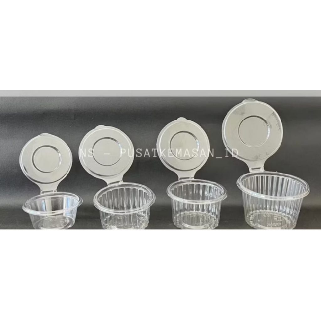 Jual CUP NS SAUCE JELLY AGER DESSERT MIKA SAMBAL PUDDING SAUS KETCUP TUTUP SAMBUNG 35ML ( 1 Pak ...