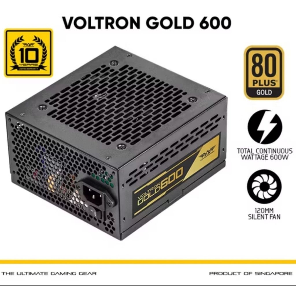Jual psu Armaggeddon 80 plus voltron gold 600w rgb 80+ gold power supply Gaming Armaggeddon ...