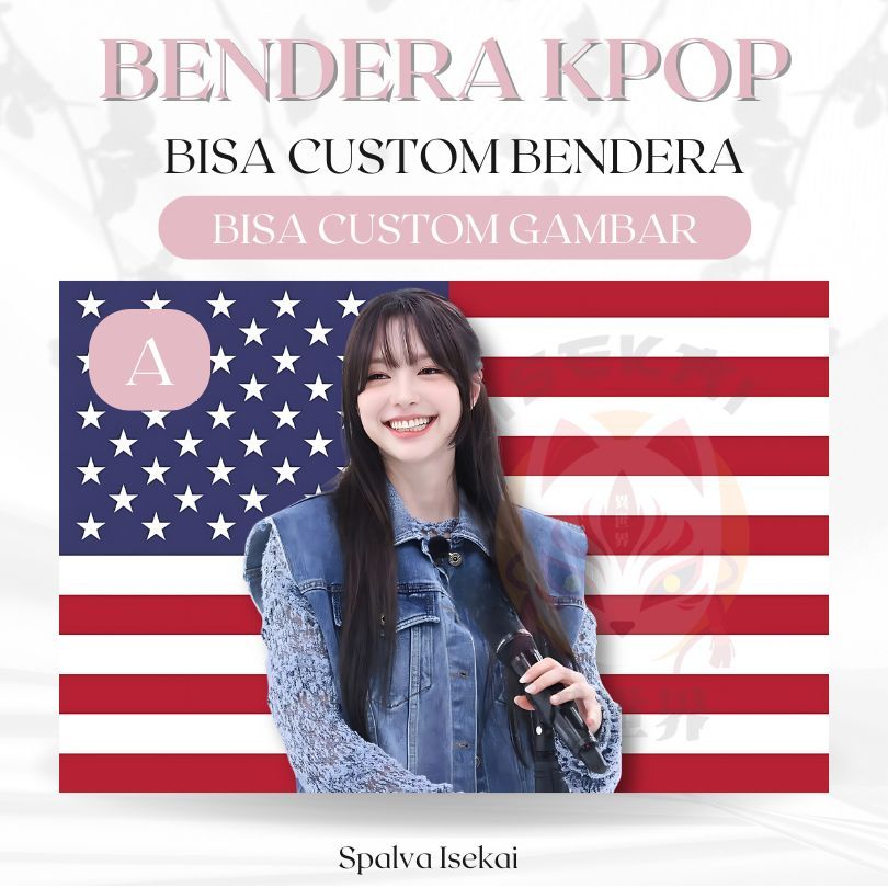 Jual Bendera AMERIKA KPOP CHANELLE FIFTY FIFTY / POSTER KPOP / BENDERA ...
