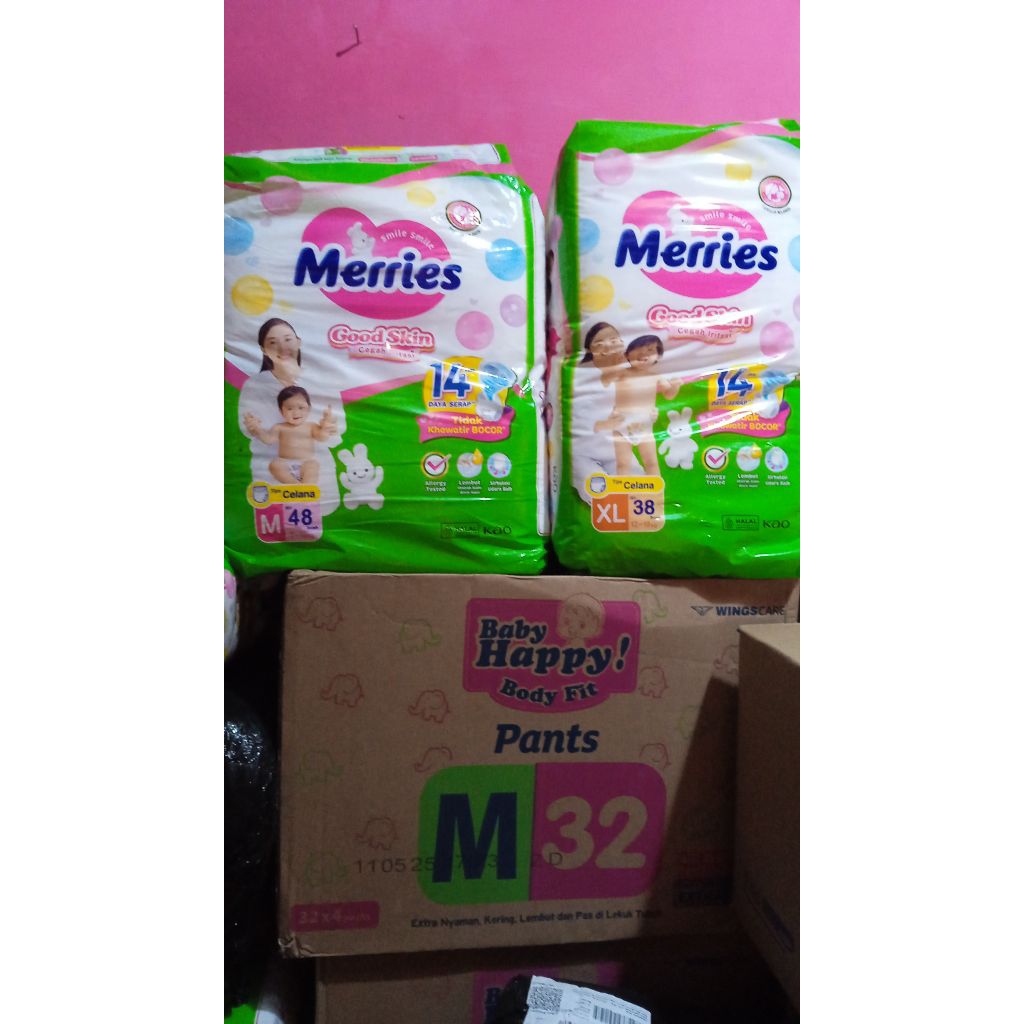 Jual MERRIES JUMBO M48,L42XL38 | Shopee Indonesia