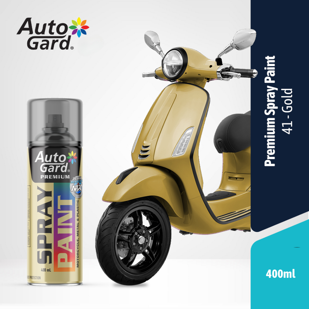 Jual AutoGard AG-41 Gold Emas Cat Semprot Premium Motor Mobil Sepeda ...