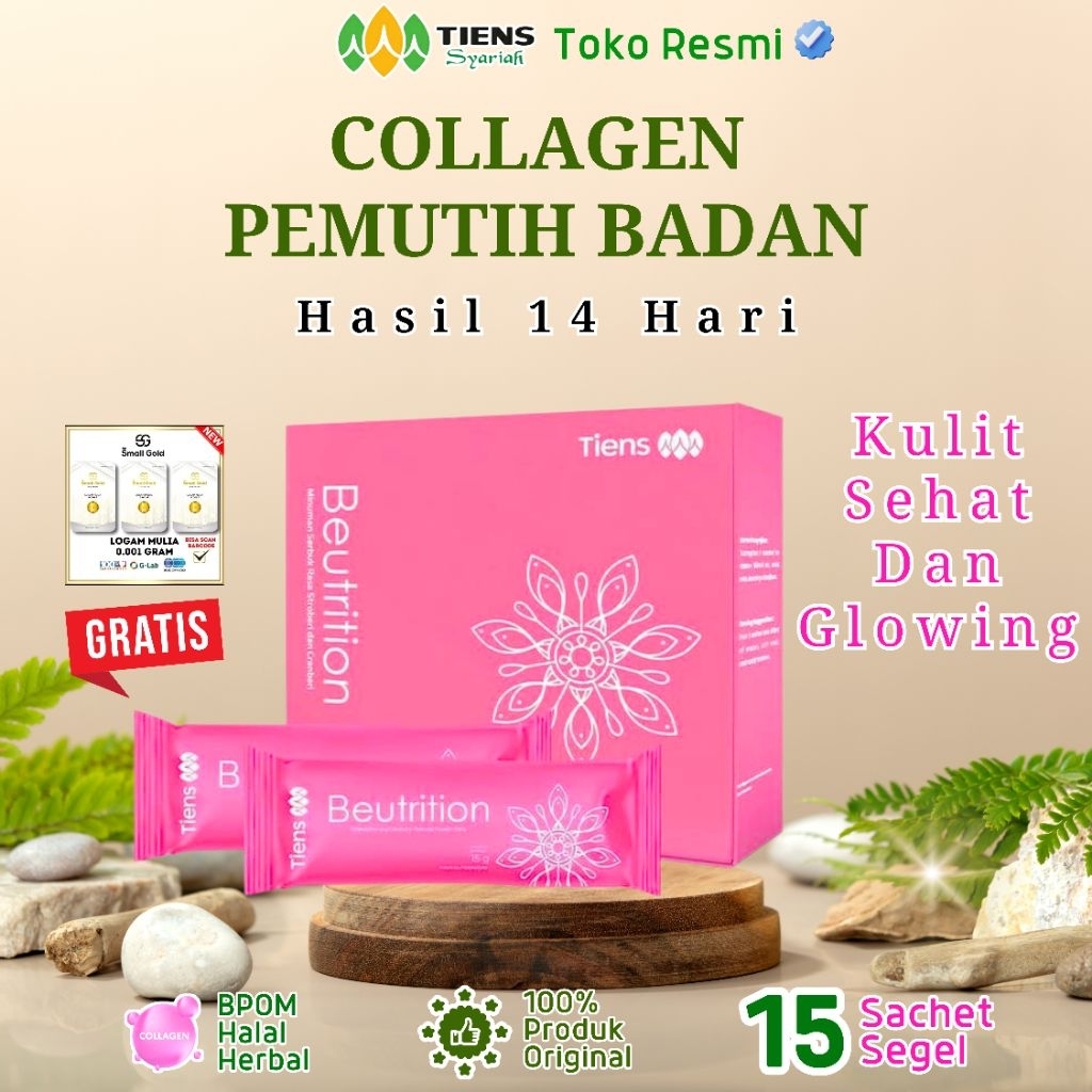 Jual Collagen Pemutih Badan Tiens Original Bpom Tripeptide Fish ...