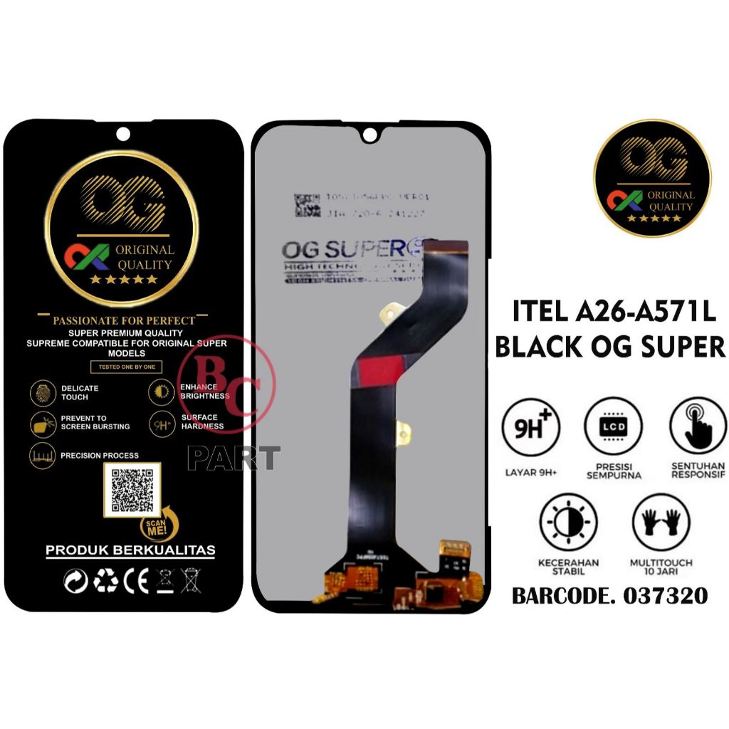 Jual LCD TOUCHSCREEN ITEL A26 A571L adalah FULLSET ORIGINAL OG SUPER ...