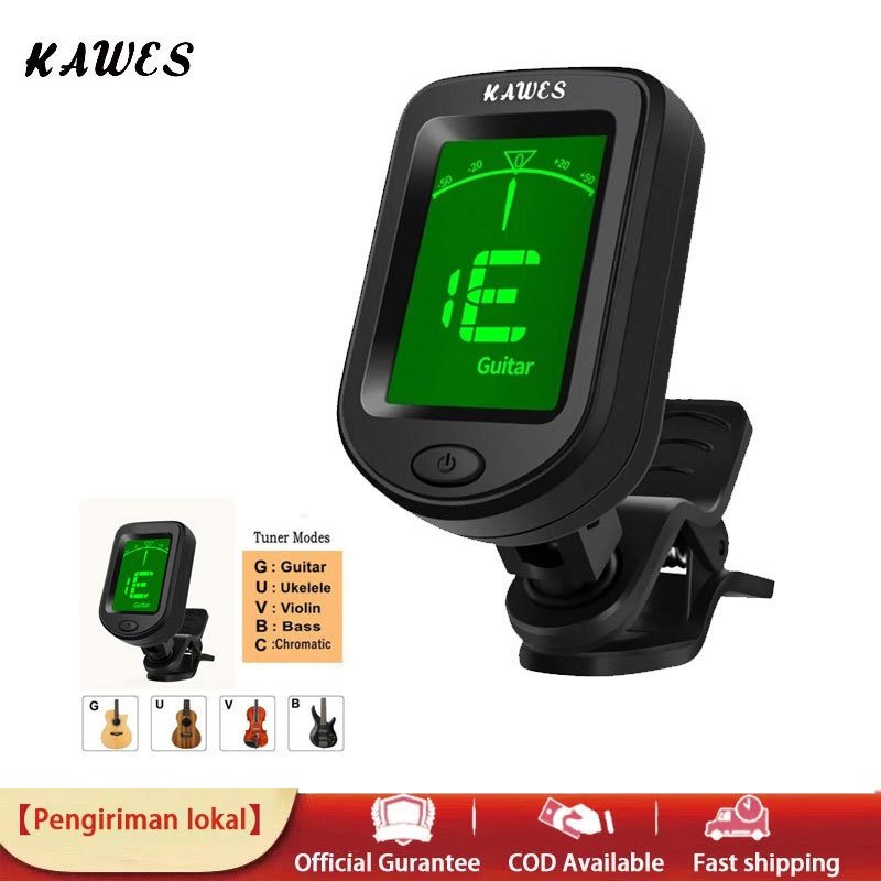Jual KAWES Gitar Akustik Tuner Ukulele Tuner Alat Musik Bass Tuner ...