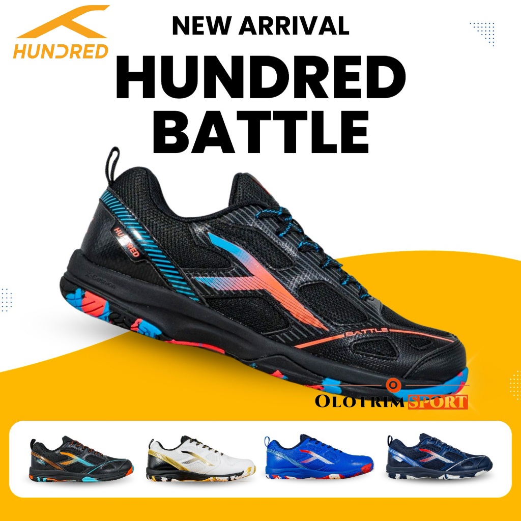 Jual Sepatu Badminton HUNDRED BATTLE Original | Shopee Indonesia