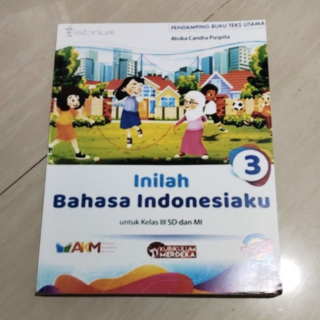 Jual BUKU ORI BUKU INILAH BAHASA INDONESIAKU KELAS 3 SD PENERBIT PLATINUM KURIKULUM MERDEKA ...