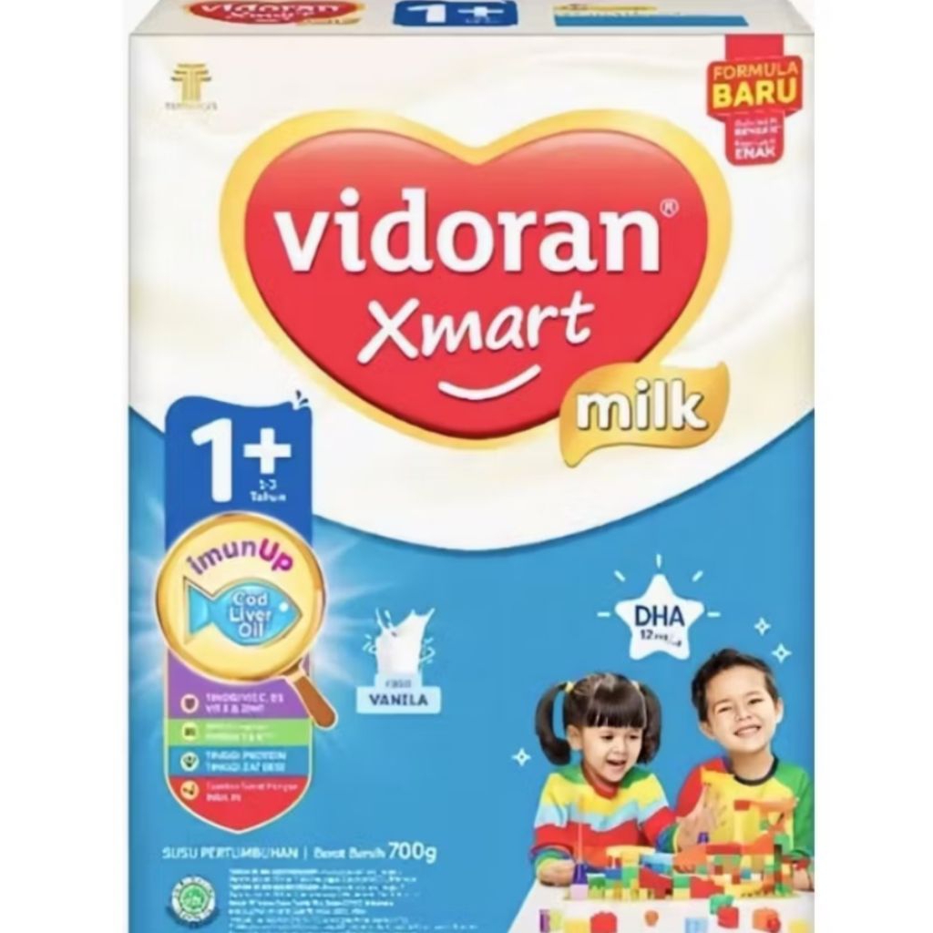 Jual VIDORAN XMART 1+ VANILA DAN MADU (1-3THN) 700GR/925GR | Shopee ...